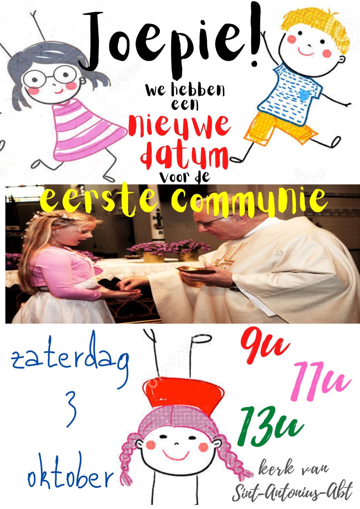 Nieuwe datum eerste communie | Kerknet
