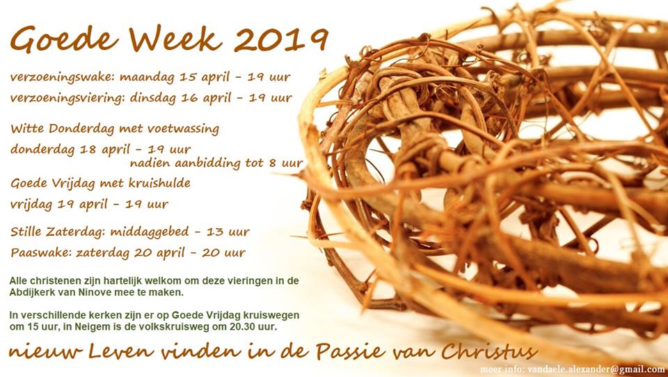 De Goede Week beleven in de Sint-Corneliusparochie | Kerknet