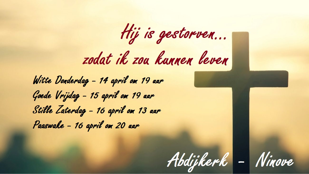 Goede Week 2022 - Abdijkerk Ninove | Kerknet