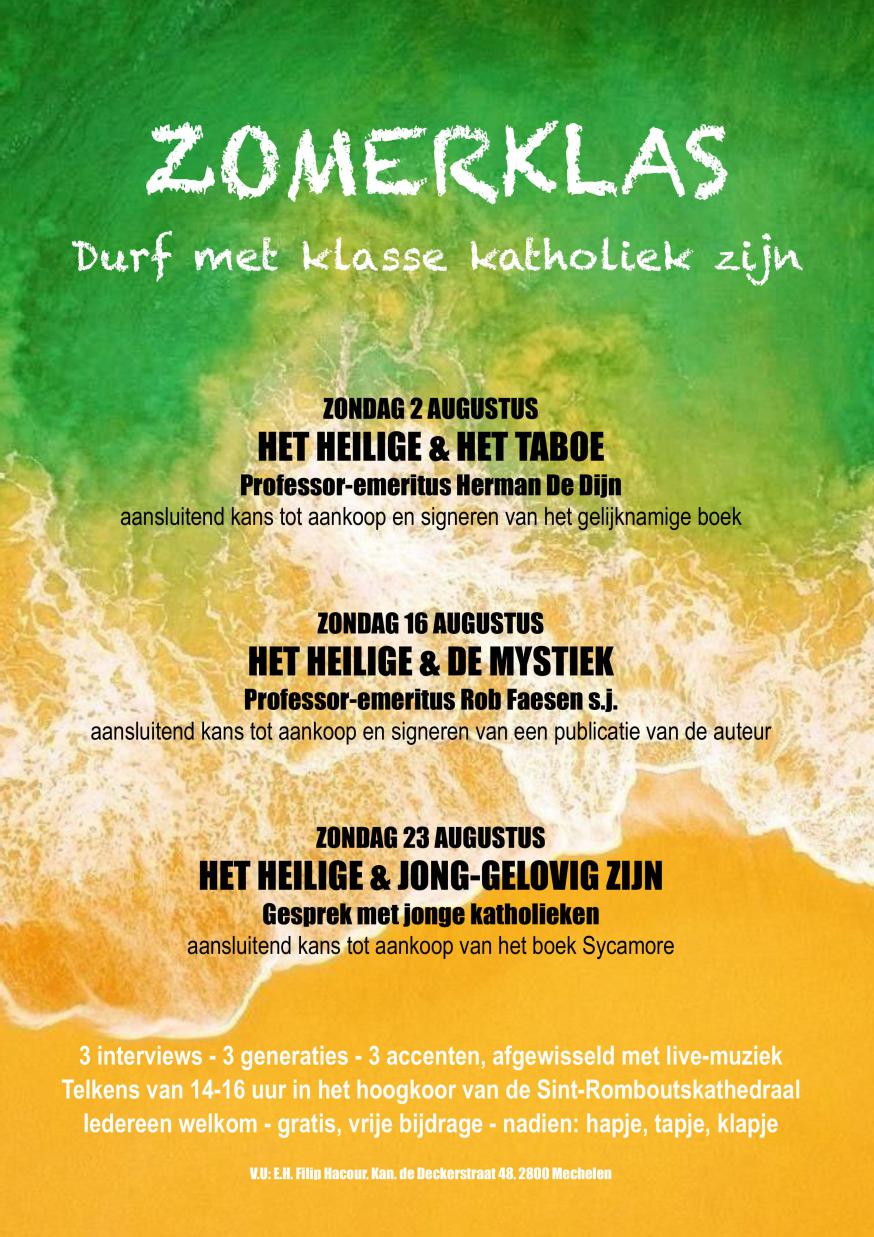 Zomerklas: Durf met klasse katholiek zijn | Kerknet