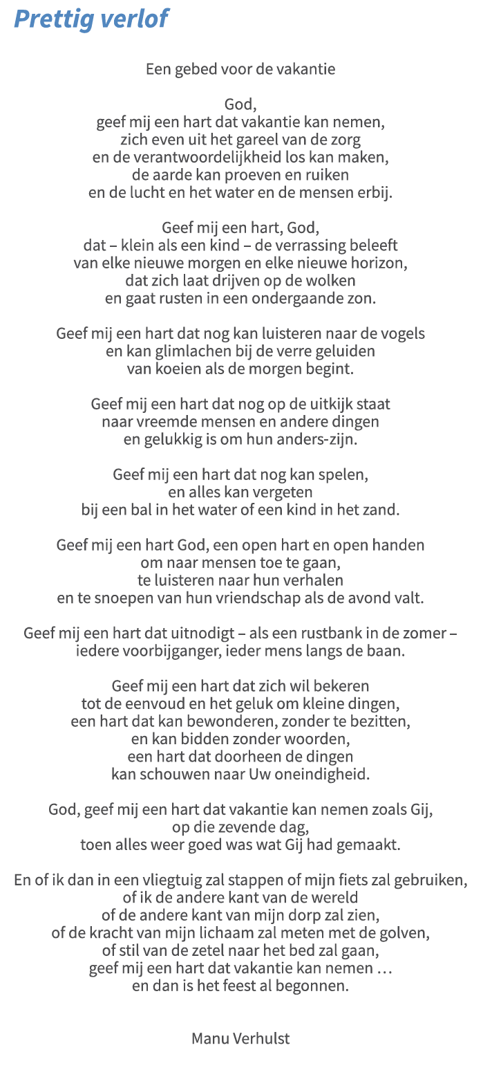 Mijn gebed tot U | Kerknet