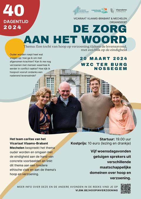 Vijf impulsavonden 'Hoop in verzoening' | Kerknet